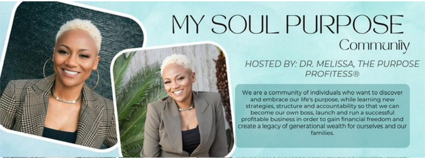Join The Community - My Soul Purpose